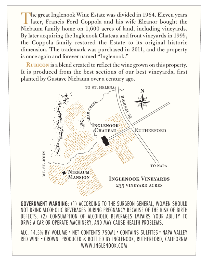Inglenook Rubicon – Dreyfus, Ashby & Co.